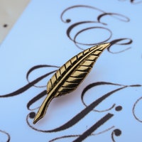 Vintage Sterling Silver Quill and Scroll Creative Writing Pin - Etsy