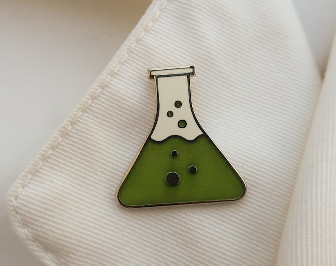 Beaker Lapel Pin CC297 Science Science Teacher Chemistry - Etsy
