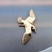 Seagull Gold Dipped Pewter Lapel Pin CC119G Seagull Beach | Etsy