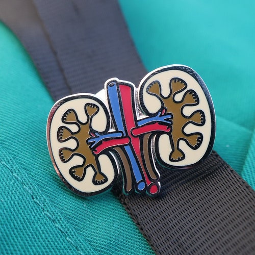 Kidney Enamel Lapel Pin EP109 Kidneys Urinary Tract Renal - Etsy