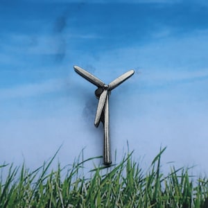 Wind Energy Lapel Pin- CC456- Wind Energy, Wind Turbines, Solar Energy ...