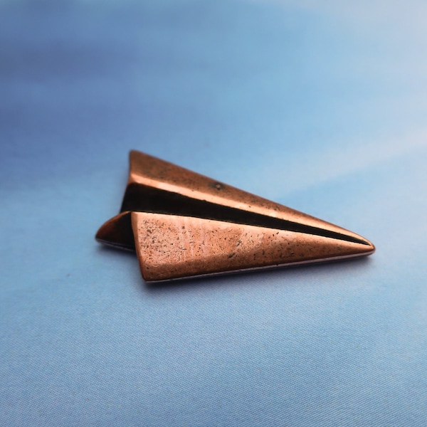 Paper Airplane Pin - Etsy