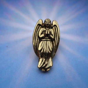 Classic Gold Angel Lapel Pin-cc509g- Angel, Angelic, Memorial ...