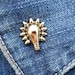 Gold Lightbulb Lapel Pin- CC164G- Light Bulb, Electric, Electricity ...