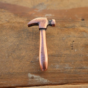Copper Hammer Lapel Pin- CC170C- Hammer, Tools, Carpentry, Contractor ...