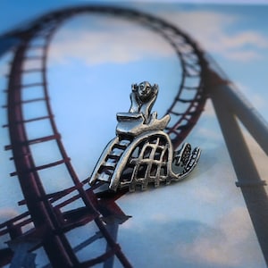 Roller Coaster Lapel Pin - CC501- Amusement, Carnival, and Fair Pins - Etsy