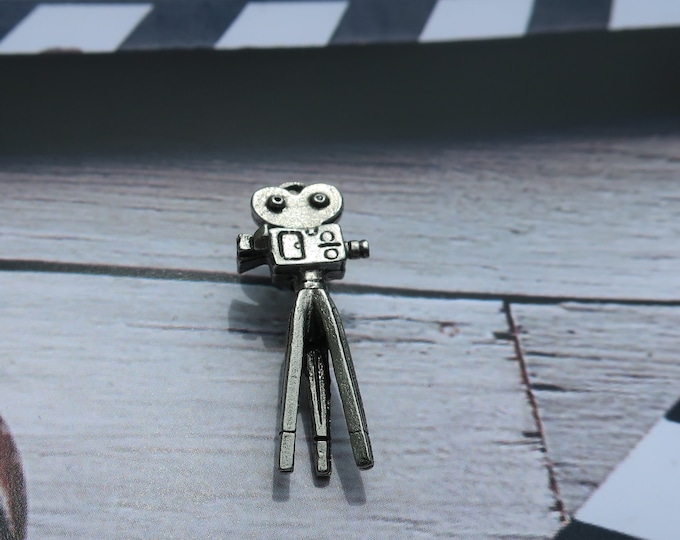 Film Reel Lapel Pin CC326 Motion Picture Movies Movie - Etsy