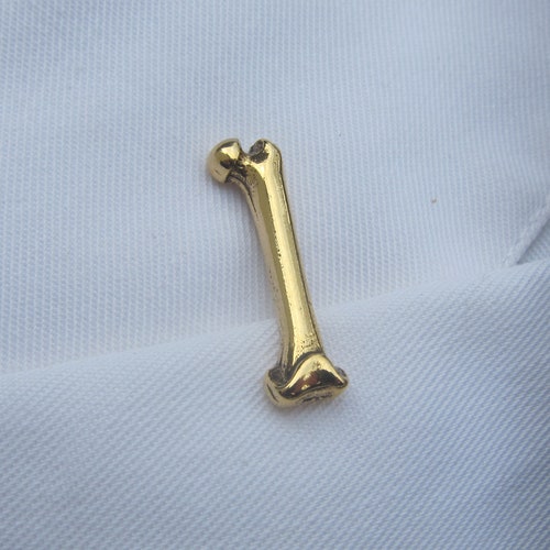 Gold Femur Lapel Pin CC510G Anatomy and Anatomical Pins Leg - Etsy