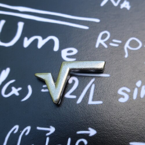 Radical Lapel Pin CC368 Math and Teacher Pins and Gifts - Etsy