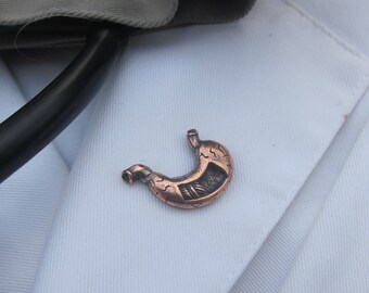Stomach Lapel Pin - Etsy