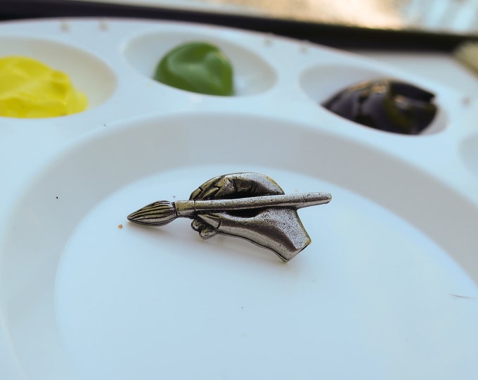 Artist Palette Lapel Pin CC334 Art Paint Painting - Etsy