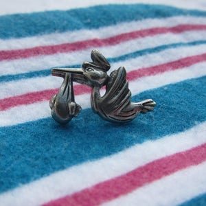 Stork Lapel Pin - CC552- Baby Shower Gifts and Pins - Etsy