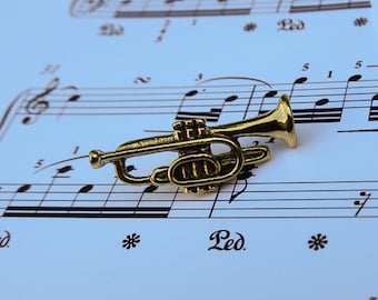 Trumpet Pin | Etsy