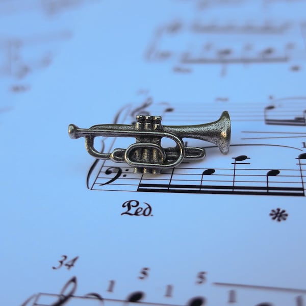 Trumpet Pin - Etsy