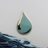 Water Drop Enamel Pin - Etsy
