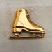 Gold Figure Skate Lapel Pin- CC218G- Figure Skate, Ice Skate, Winter ...