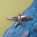 Swallow Lapel Pin CC232 Bird Bird Watching and Wildlife - Etsy