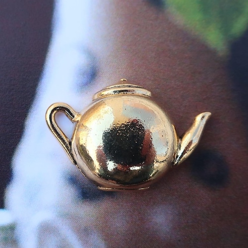 Gold Teapot Lapel Pin CC146G Tea Tea Time Tea Party - Etsy