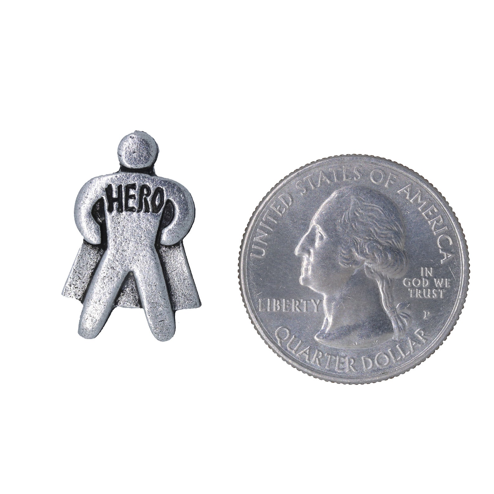 Superhero Lapel Pin CC669 Not All Heroes Wear Capes Hero | Etsy