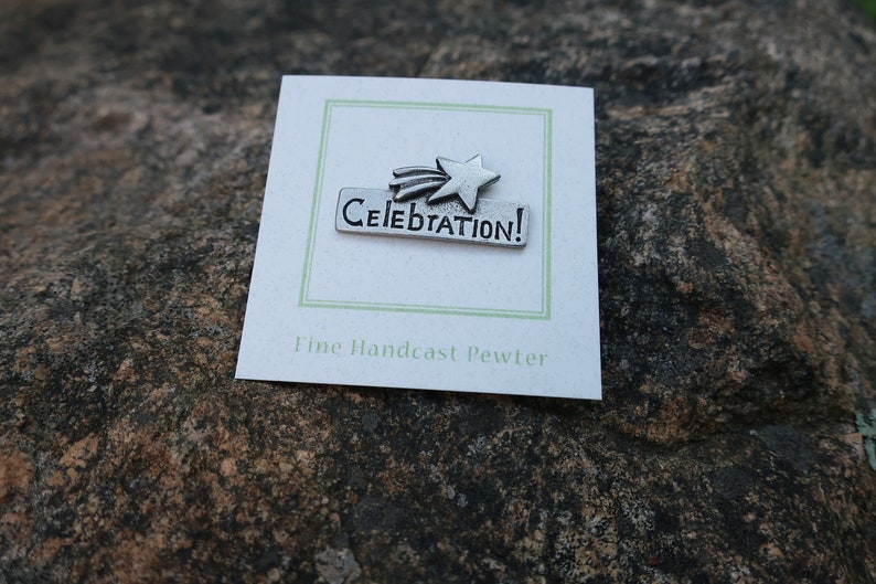 Celebration Lapel Pin- CC616- Celebration, Celebrate, Party Pins - Etsy