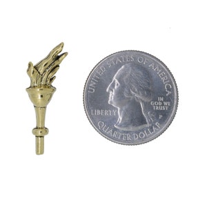 Gold Torch Lapel Pin- CC406G- Torch, Light, Enlightenment, Hope ...