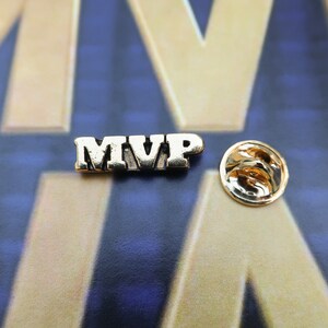 MVP Gold Dipped Pewter Lapel Pin- Cc423g-most Valuable Player, Awards ...