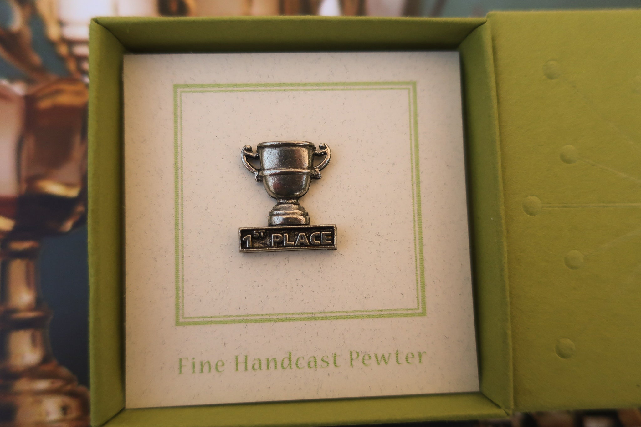 1st Place Trophy Lapel Pin - CC317- 1st Place, First Place, Trophy ...