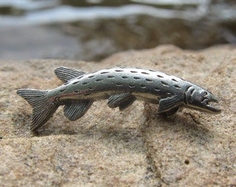 Perch Lapel Pin CC127 Fish and Fishing Lapel Pins | Etsy