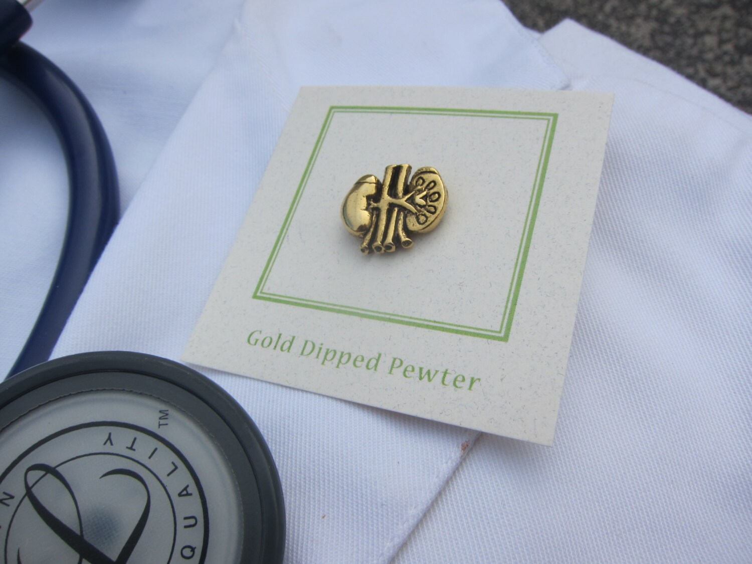 Gold Kidney Lapel Pin CC391G Medical Pins for Nephrology | Etsy