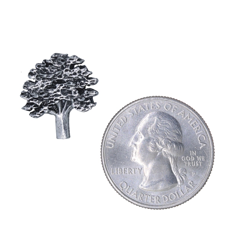 Oak Tree Lapel Pin CC363 Oak Tree Oak Tree Forestry | Etsy