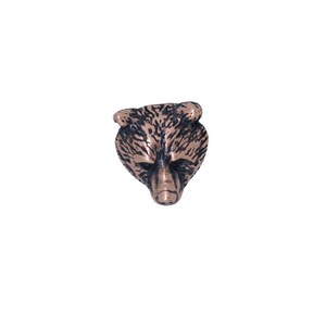Bear Head Copper Dipped Pewter Lapel Pin- CC542C- Bears, Wildlife, Zoo ...