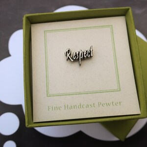 Respect Lapel Pin - CC395- Employee Motivation, School Pins, Respect ...