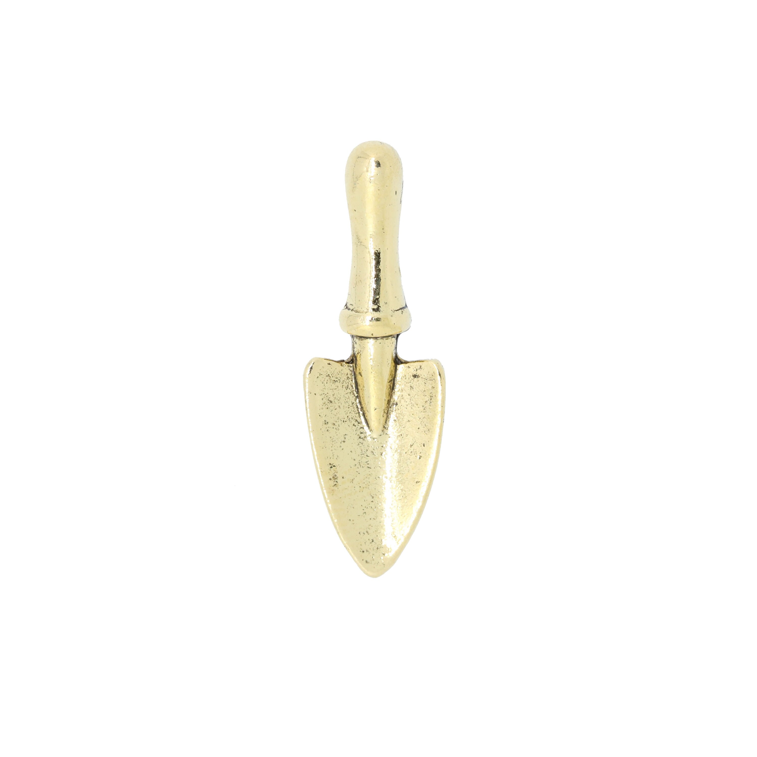 Gold Trowel Lapel Pin- CC155G- Gardening Tool Pins for Gardeners, Green ...