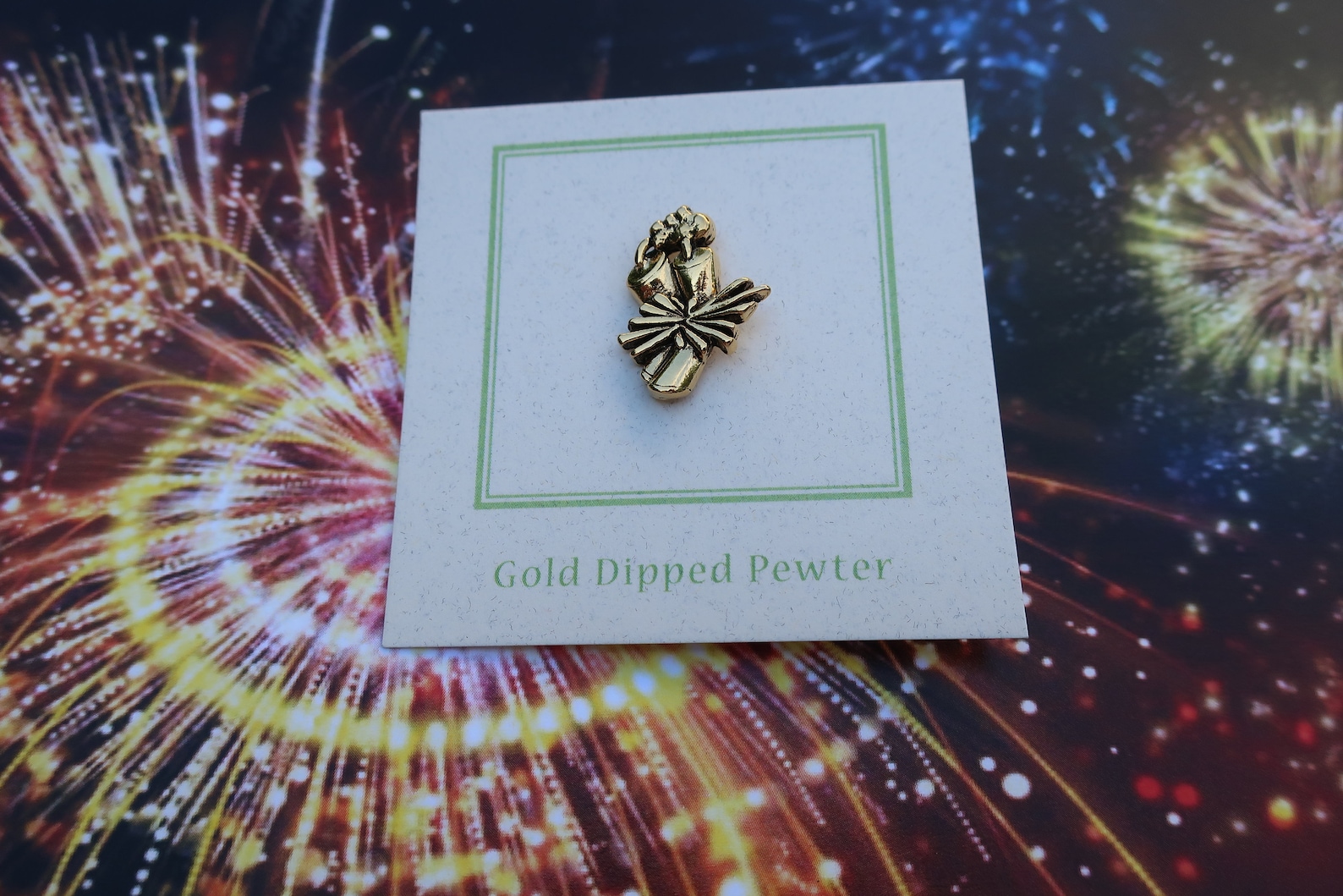 Gold Dynamite Lapel Pin- CC567G- Firecrackers, Fireworks, TNT, Dynamite ...