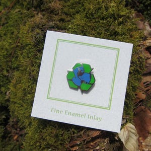 Recycle Earth Enamel Pin- EP102- Reduce, Reuse, Recycle, Earth Day and ...
