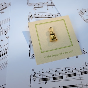 Gold Handbell Lapel Pin- CC227G- Handbell, Bell, Percussion, and ...