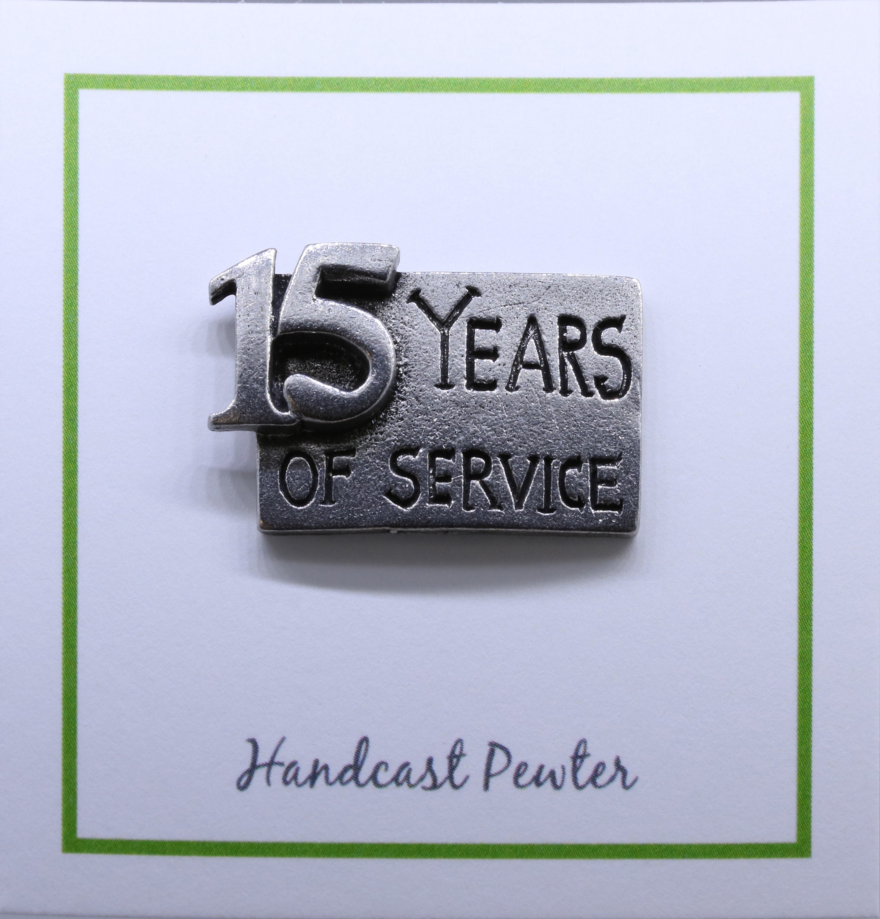 15 Years of Service Lapel Pins CC608 Employee and Volunteer - Etsy