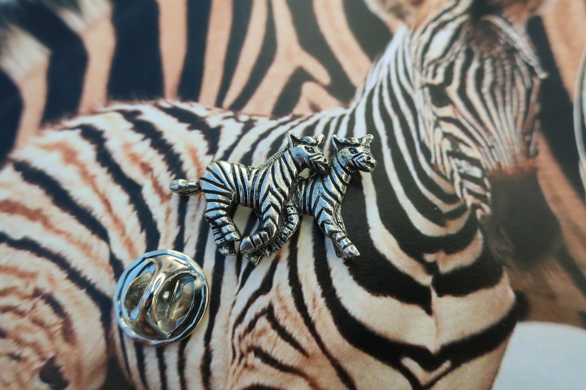 Zebra Lapel Pin- CC283- Zebra, Wildlife, and Zoo Animals - Etsy