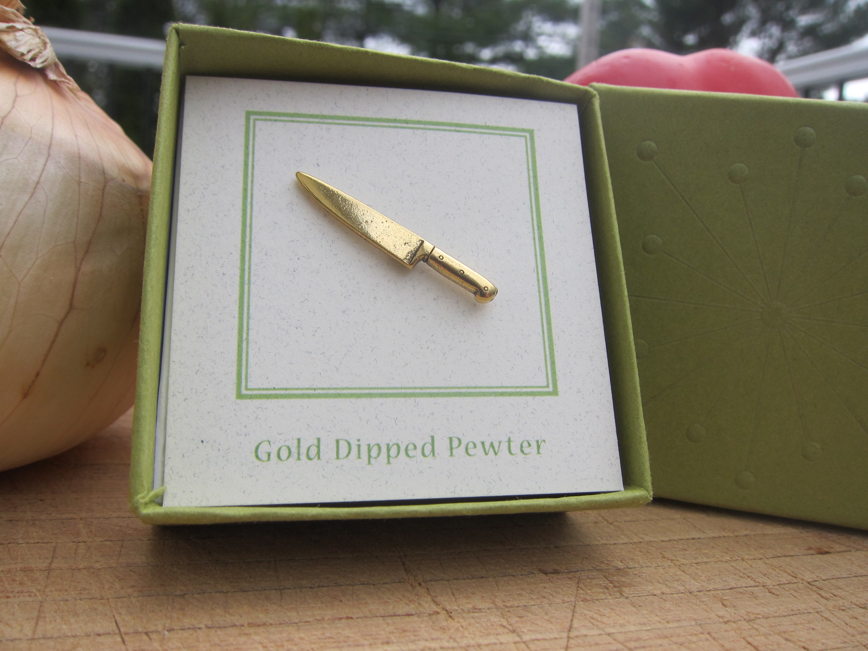 Gold Chef Knife Lapel Pin CC195G Kitchen and Culinary Pins - Etsy