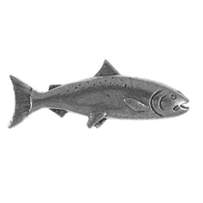 Salmon Lapel Pin CC126 Fish and Fishing Pins and Gifts | Etsy