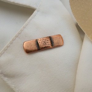 Bandage Copper Dipped Pewter Lapel Pin- CC418C- Medical, Hospital, and ...