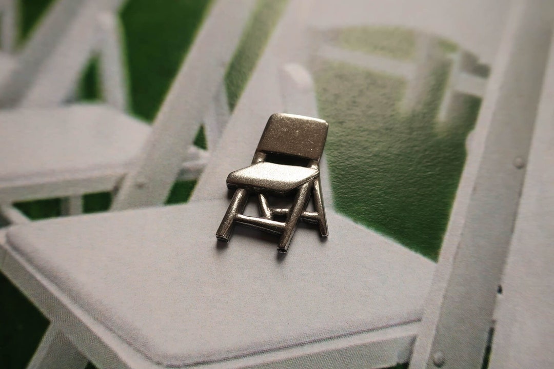 Folding Chair Lapel Pin- CC716- Chairs, Seats, and Furniture Pins - Etsy