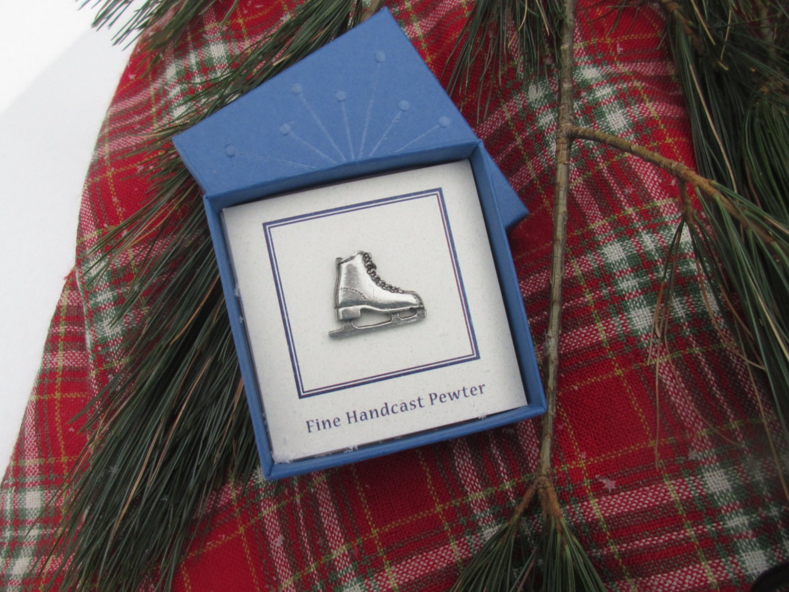 Figure Skate Lapel Pin CC218 Figure Skating Skating | Etsy