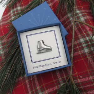 Figure Skate Lapel Pin - CC218- Figure Skating, Skating, Winter, Ice ...