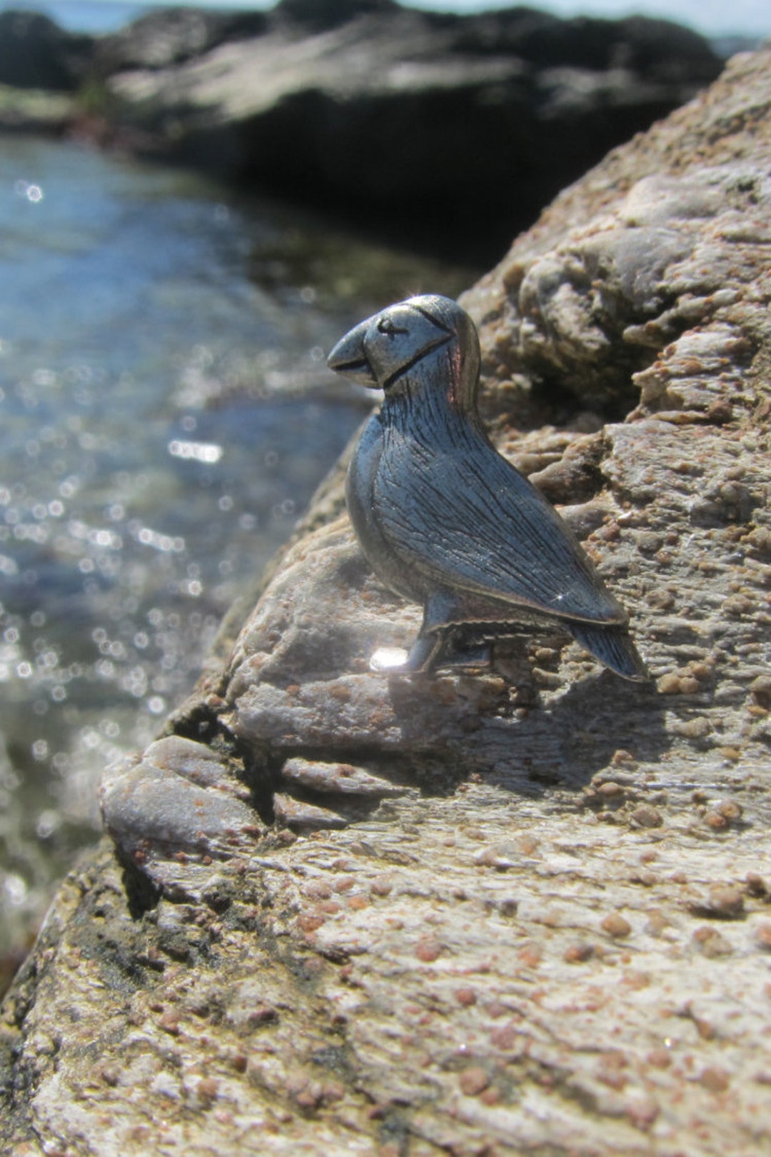 Puffin Lapel Pin - CC107- Puffin, Seabird, Coastal Birds, Bird ...
