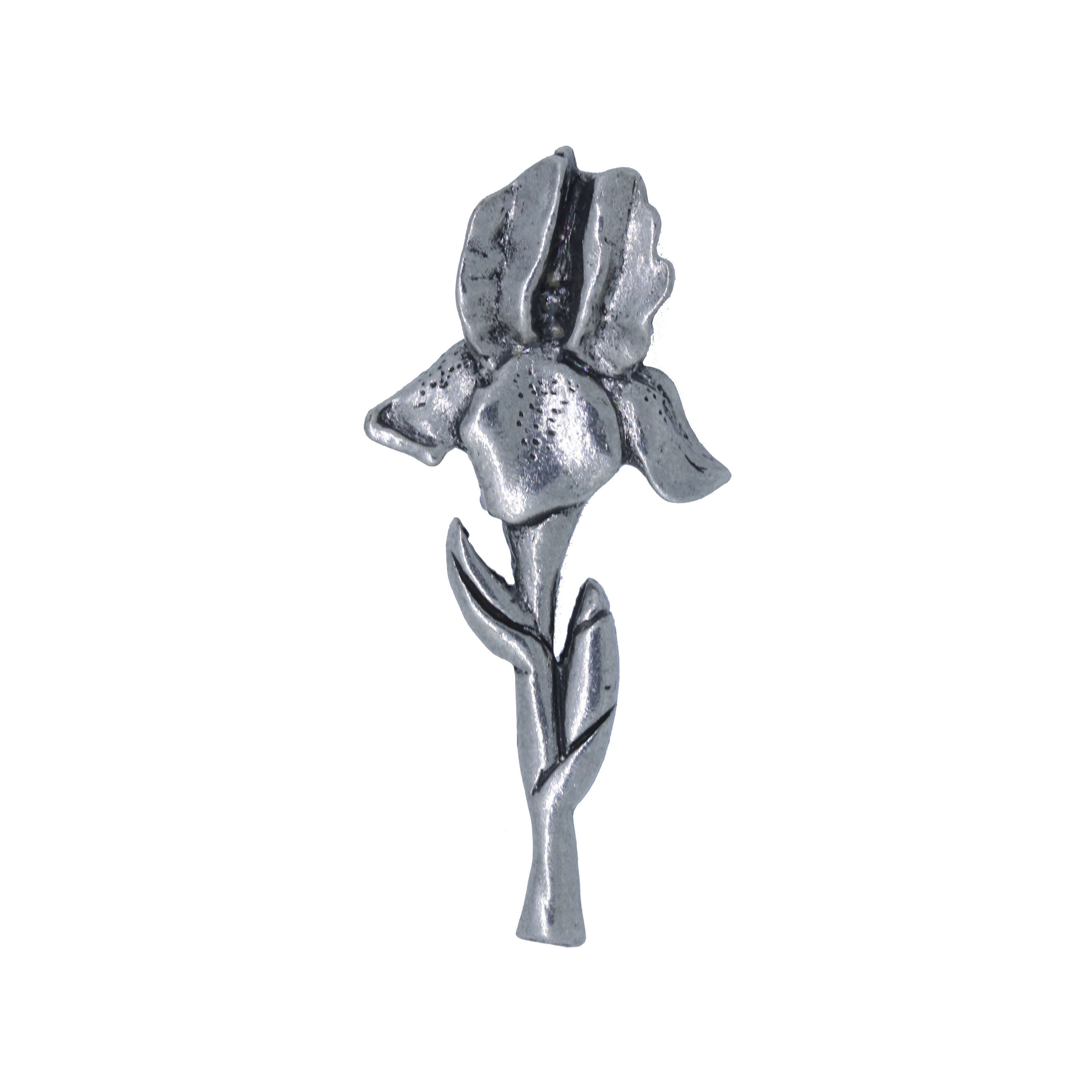 Iris Lapel Pin CC621 Spring Flowers for Gardeners and Green | Etsy