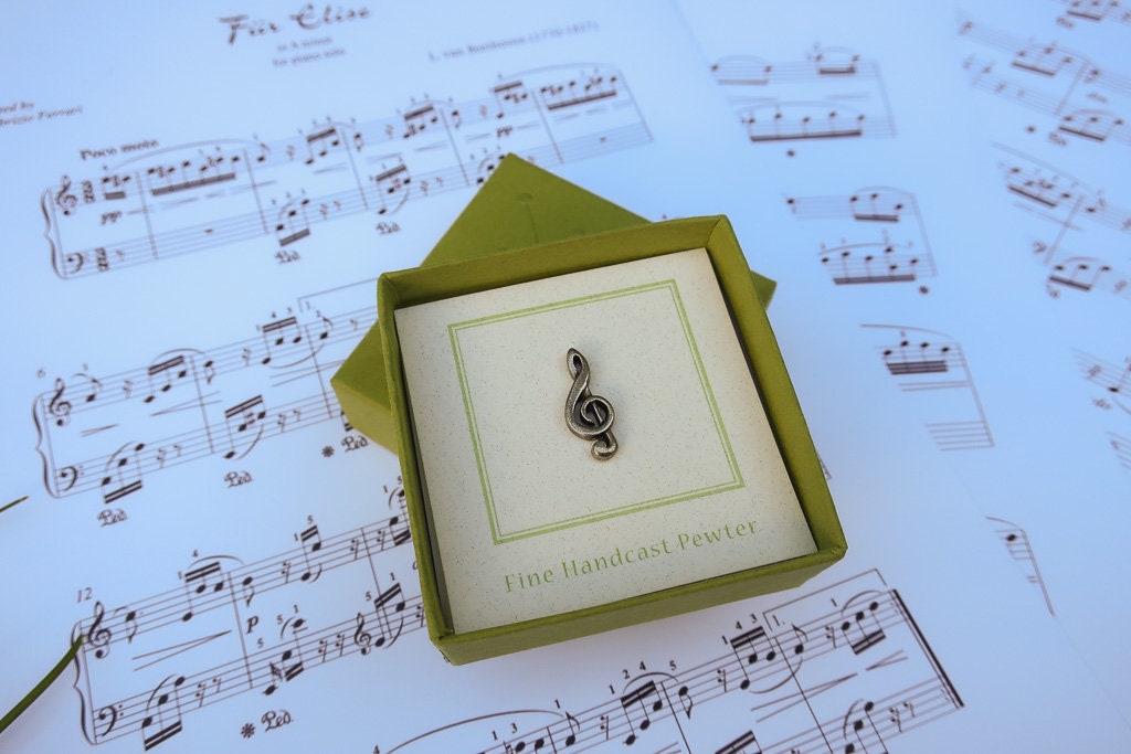 G-clef Lapel Pin-cc333 Music Pins Music Teacher Pins Treble - Etsy