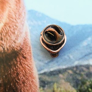 Bear Head Copper Dipped Pewter Lapel Pin- CC542C- Bears, Wildlife, Zoo ...