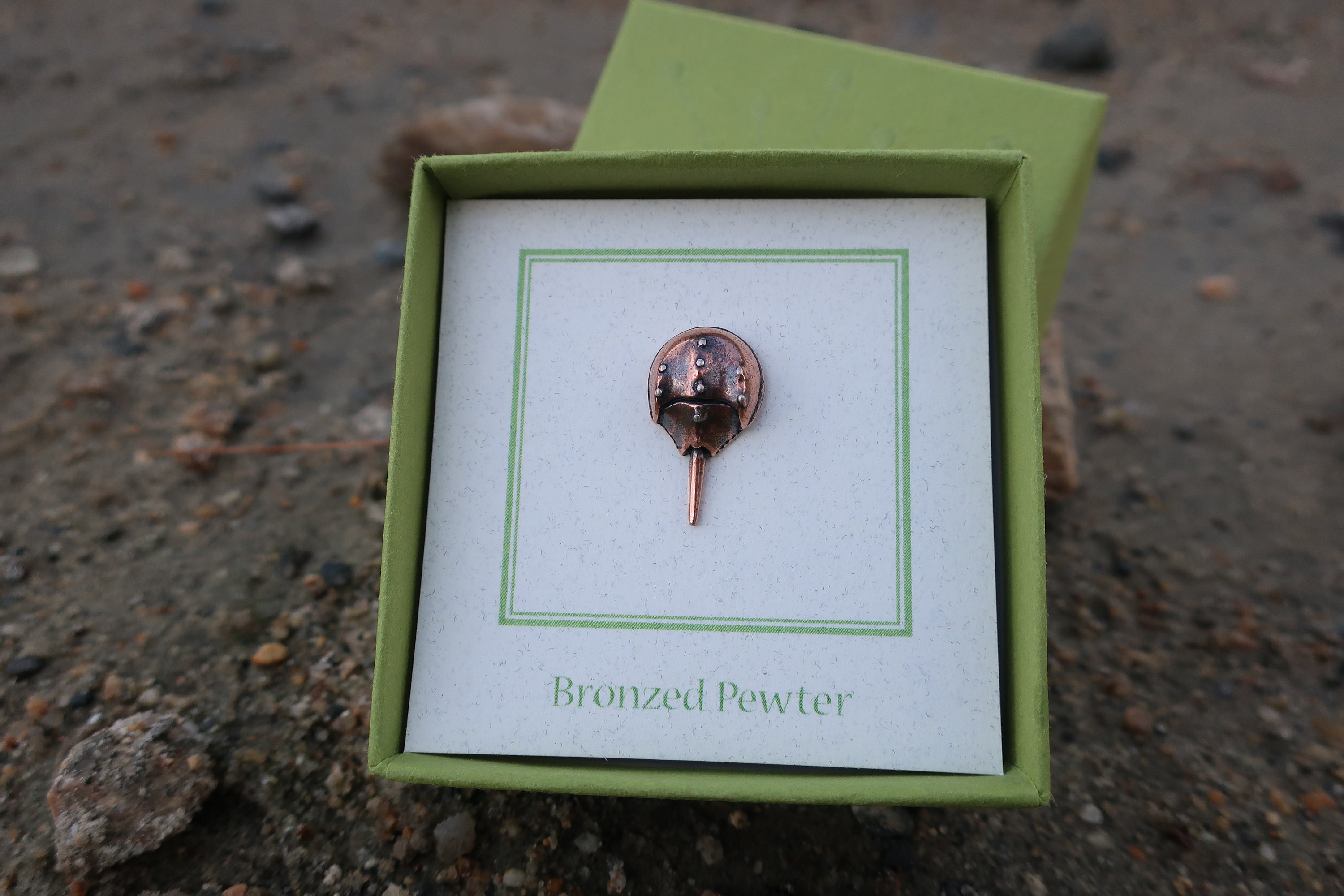 Copper Horseshoe Crab Lapel Pin CC123C Ocean Beach Sea - Etsy