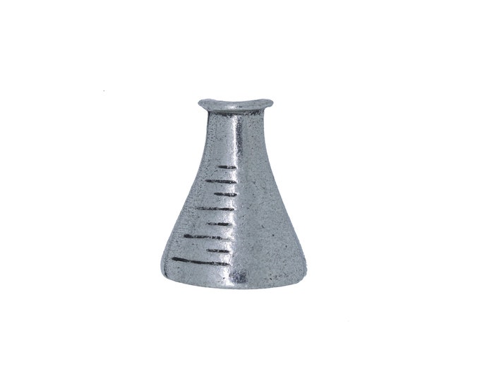 Gold Flask Lapel Pin CC296G Science and Laboratory Pins for | Etsy